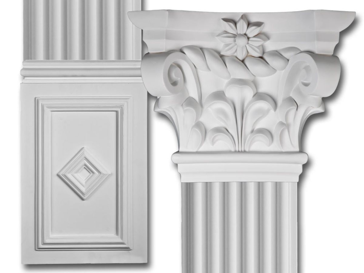 Scroll Top Flat Column Set