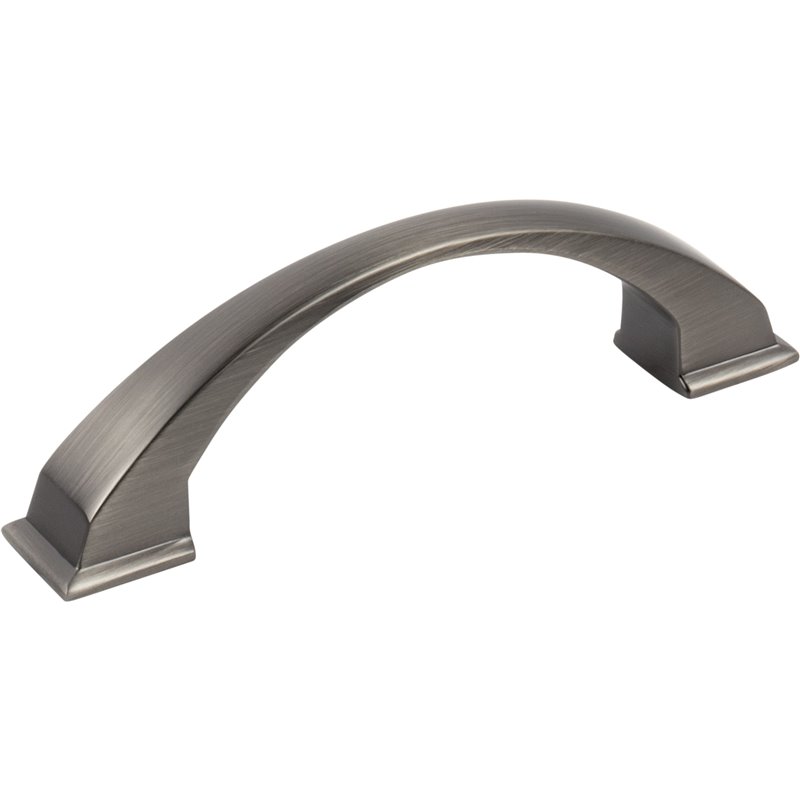 96 mm Center-to-Center Brushed Gold Arched Roman Cabinet Pull