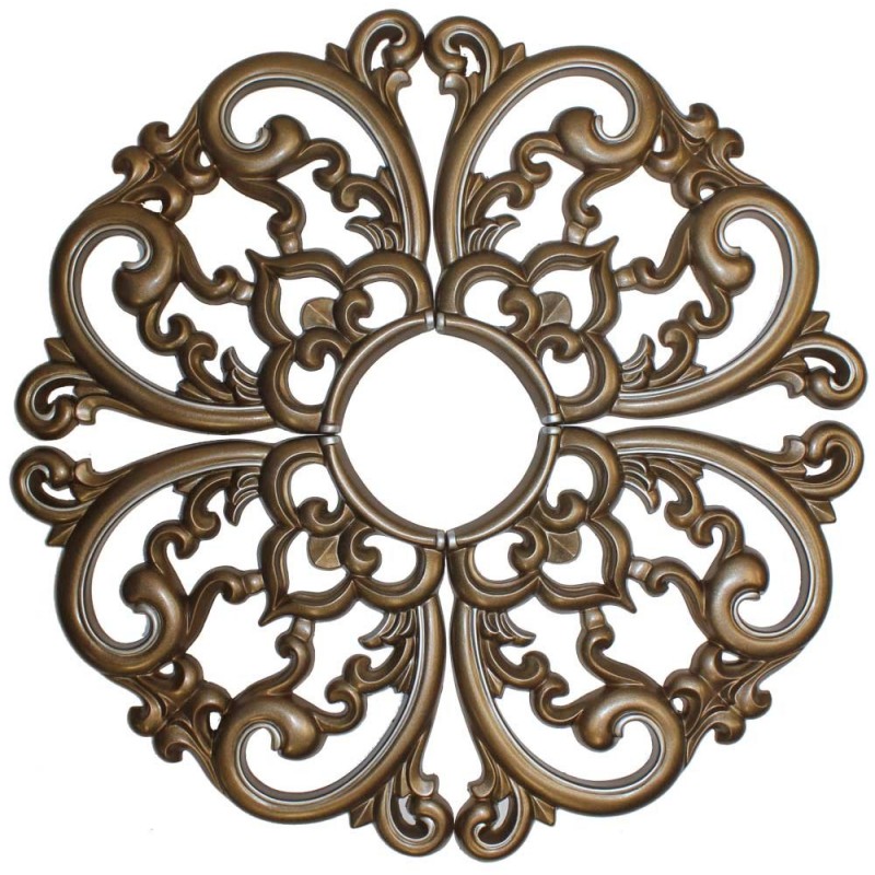 Iron Scroll Ceiling Medallions | Shelly Lighting