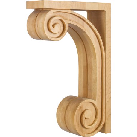 CORY Scrolled Wood Bar Bracket Corbel