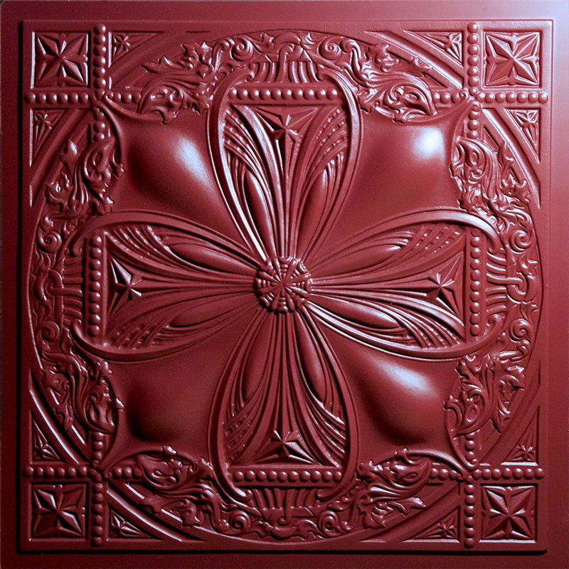 "Avalon 24"" x 24"" Merlot Ceiling Tiles"