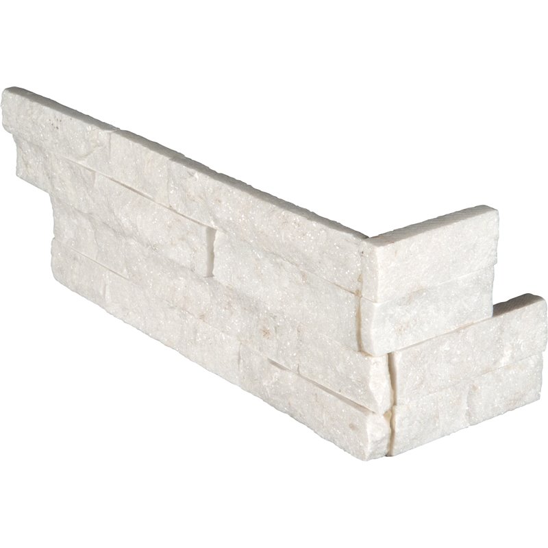 "Arctic White Corner "" L"" Panel 6x24 (4 Sqft Per Box)"