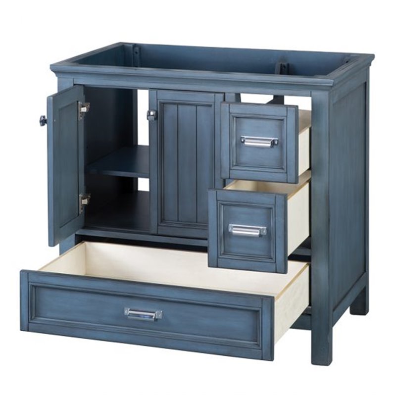 BRANTLEY 36" VANITY - Harbor Blue Finish