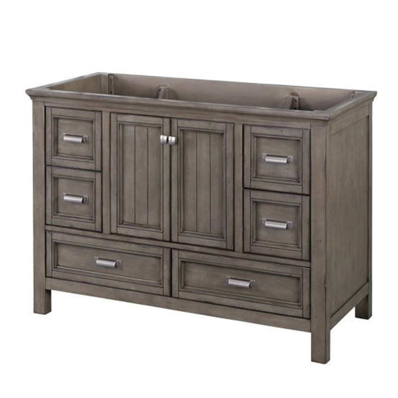 BRANTLEY 48" VANITY - Distressed Grey Finish
