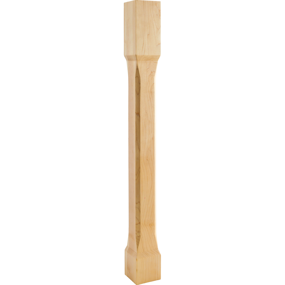 3-1/2" Square x 35-1/2" Post with 1/4" Recess and Chamfer Ed